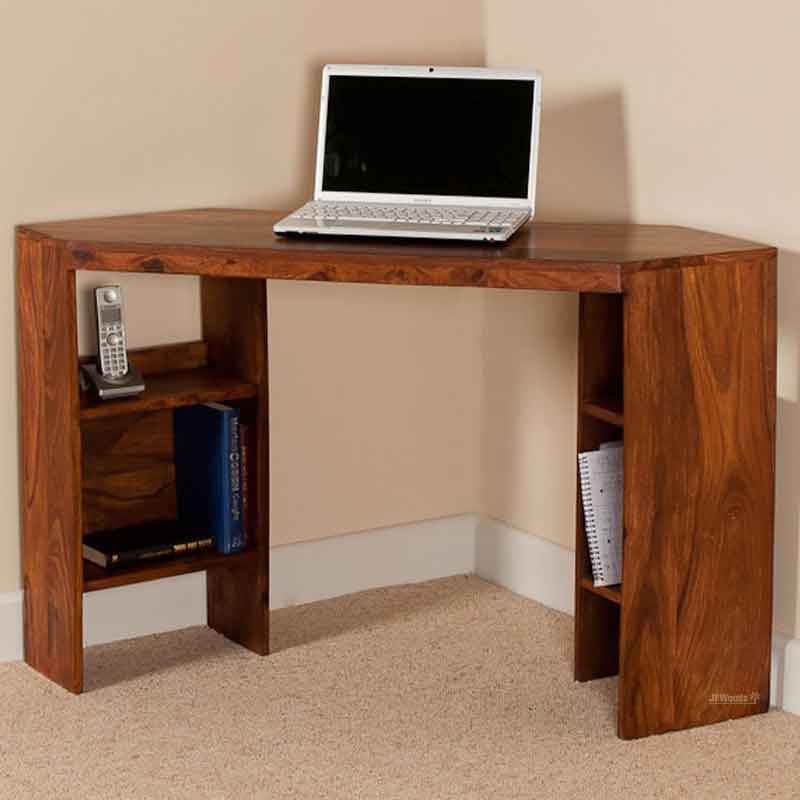 Galaxy Solid Wood Corner Study Table by Jfwoods